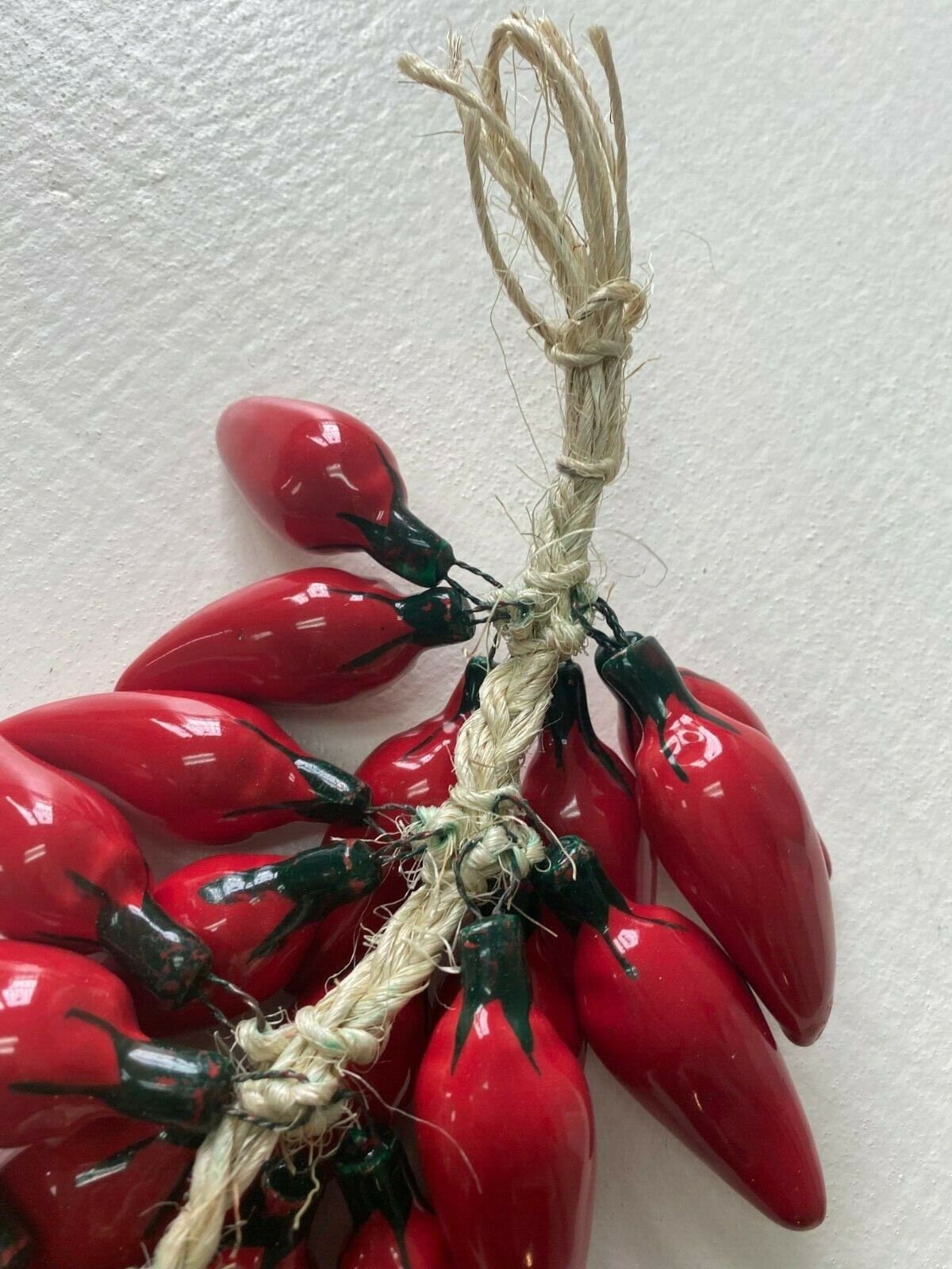 CERAMIC JALAPENO RISTRA , Chili Peppers , Wall Décor , Hanging Art ...