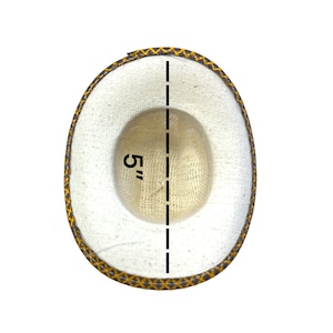 Set of 5 Mini MEXICAN PALM HAT , Car Decor , Rear View Mirror , With ...