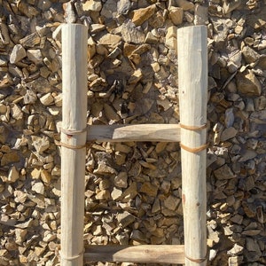 TARAHUMARA KIVA LADDER 4FT , Rustic Decor , Blanket Ladder , Made in ...