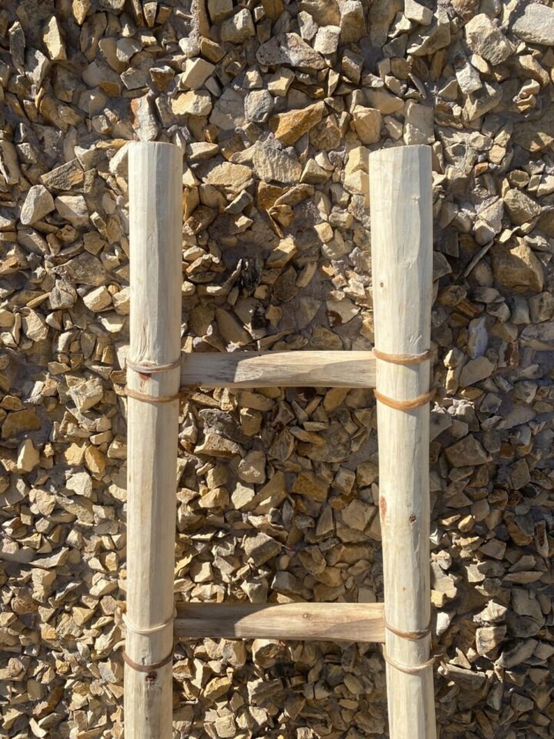 TARAHUMARA KIVA LADDER 4FT , Rustic Decor , Blanket Ladder , Made in ...