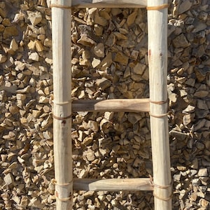 TARAHUMARA KIVA LADDER 4FT , Rustic Decor , Blanket Ladder , Made in ...