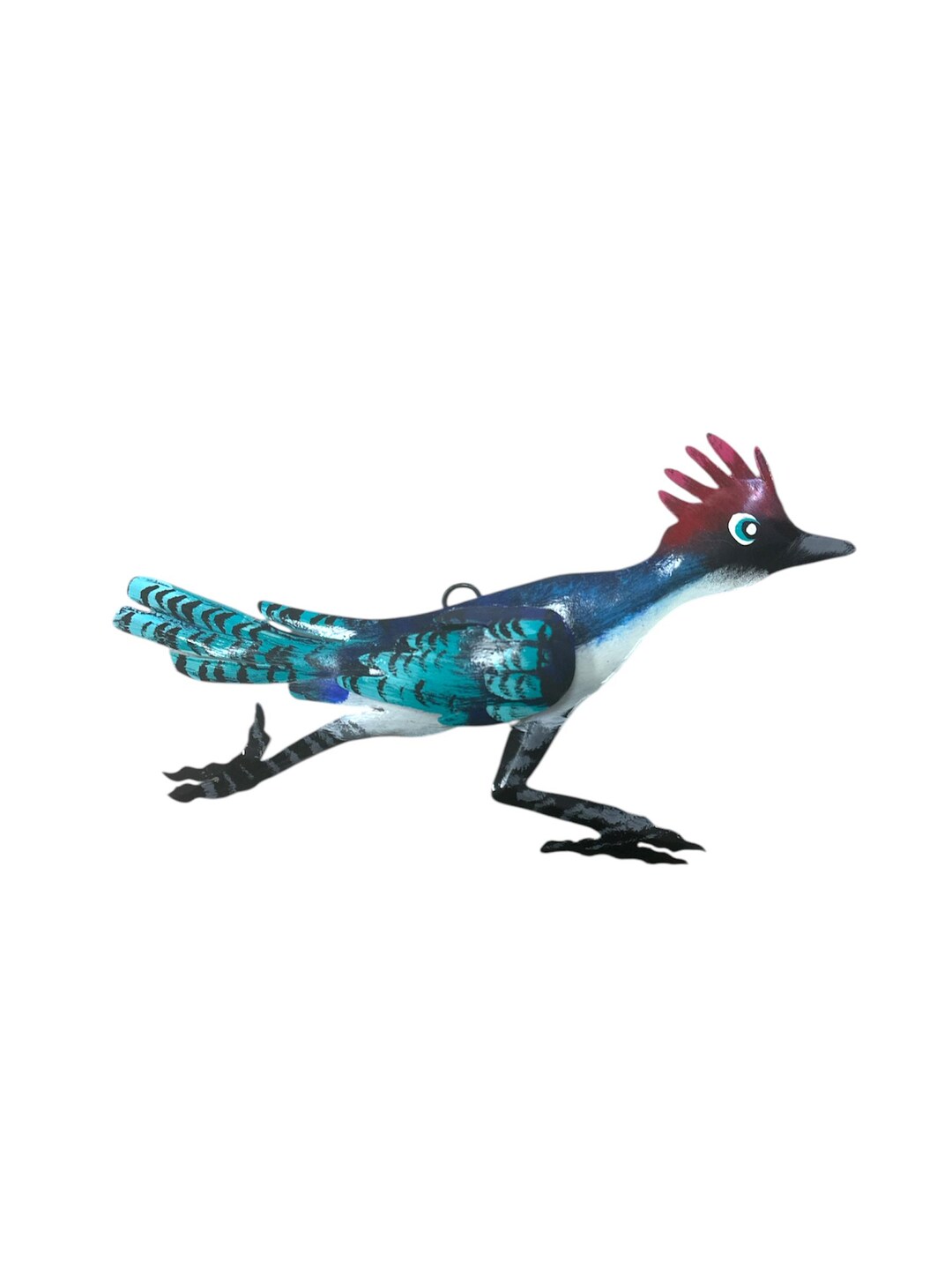 Small HANDPAINTED METAL ROADRUNNER , Outdoor , 3D, Metal Sculpture ...