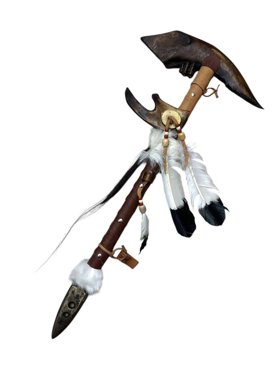 JAWBONE HATCHET SPEAR ,handmade , Real Jawbone , Axe , Southwest , Home ...