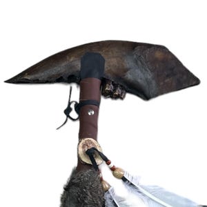 JAWBONE HATCHET SPEAR ,handmade , Real Jawbone , Axe , Southwest , Home ...