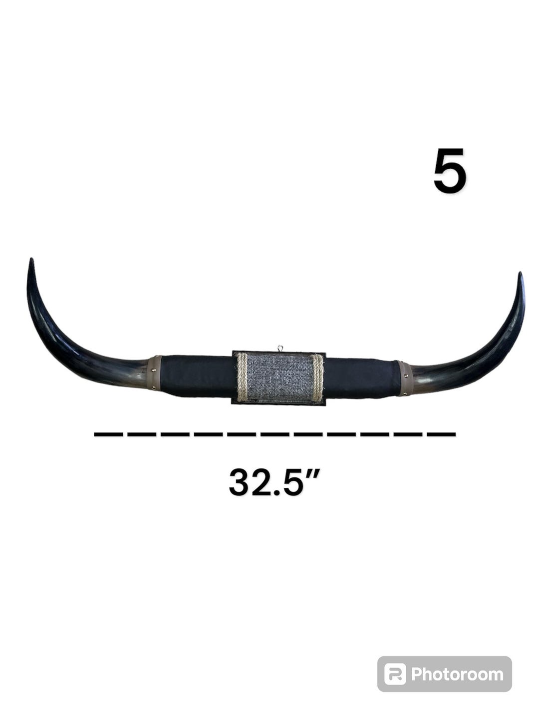 LARGE MOUNTED HORNS , Polished Horns , Real Horns , Taxidermy , 32.5 ...