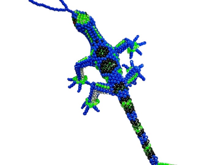 HANDMADE BEADED LIZARD , Hand Made in Mexico , 4.5 , One Piece , Seed ...