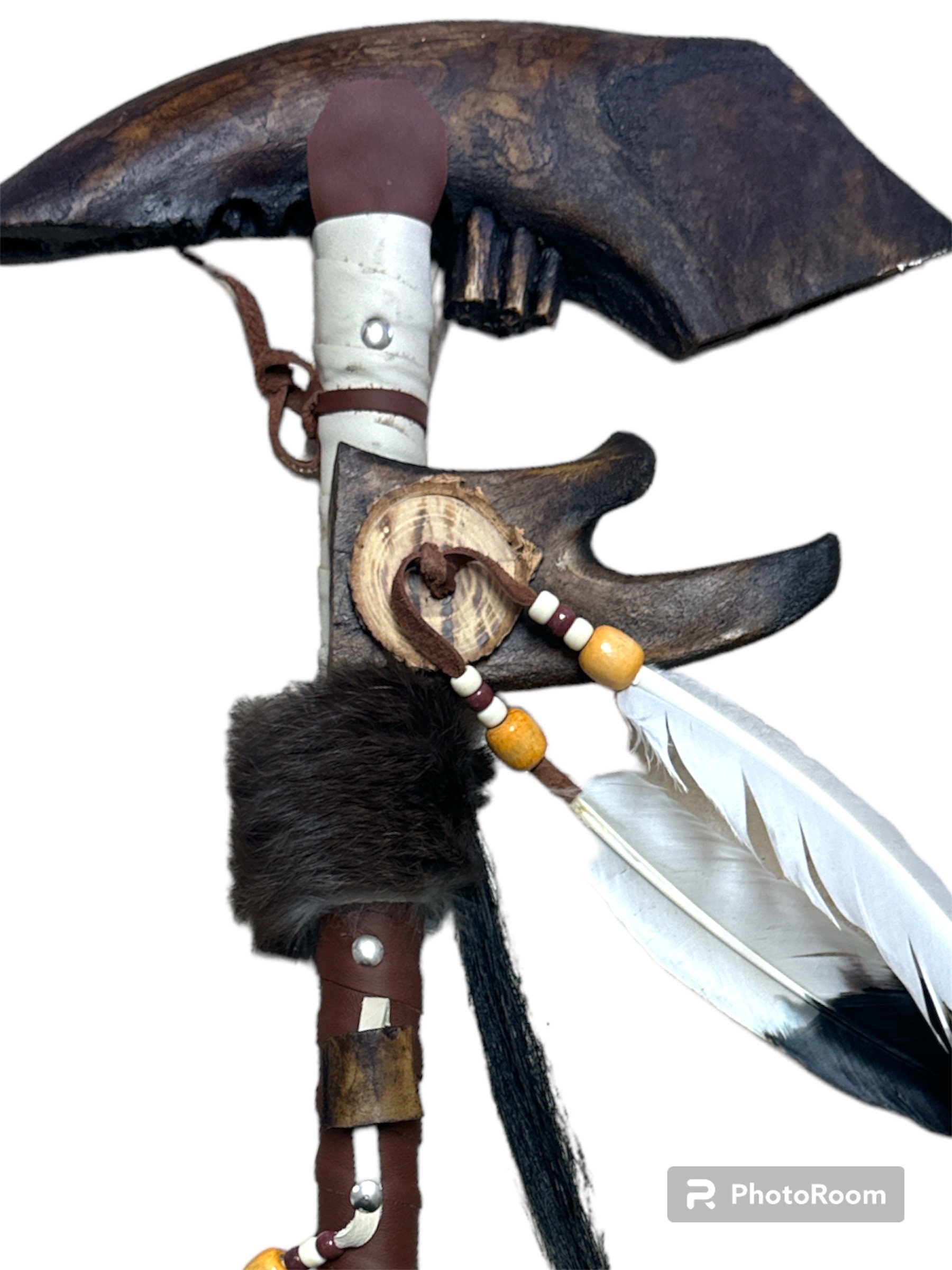 JAWBONE HATCHET SPEAR ,handmade , Real Jawbone , Axe , Southwest , Home ...