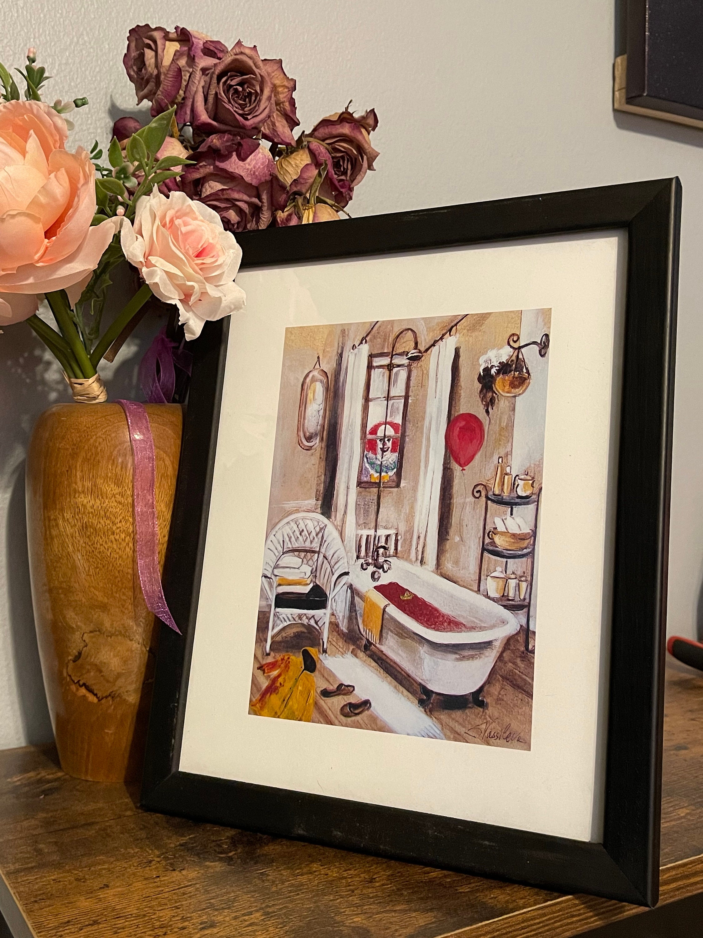 Hi Georgie - Thrift Store Redo - Art Print - Wall Decor - Fun Art ...