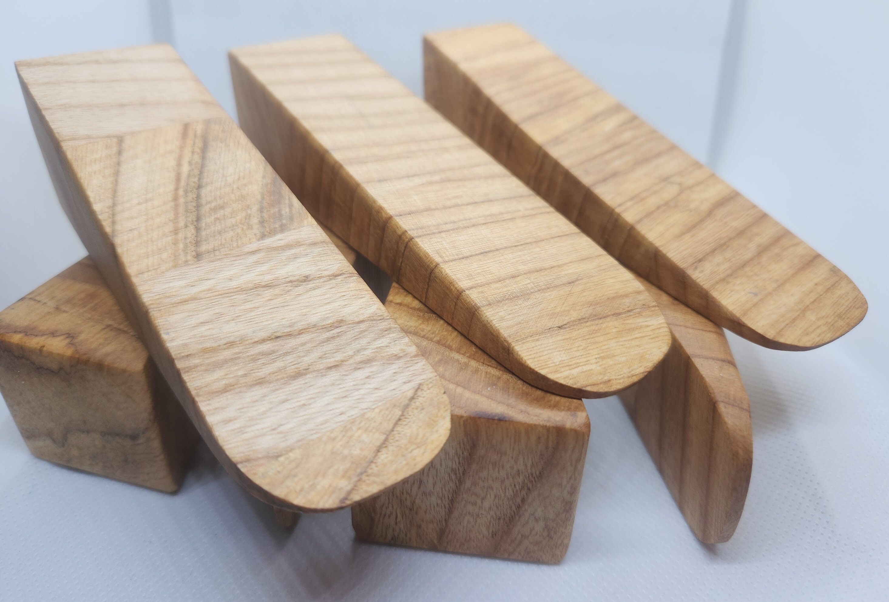 Old Fashion Wood Door Stop With Reclaimed Hardwoods, Door Wedge, Door ...