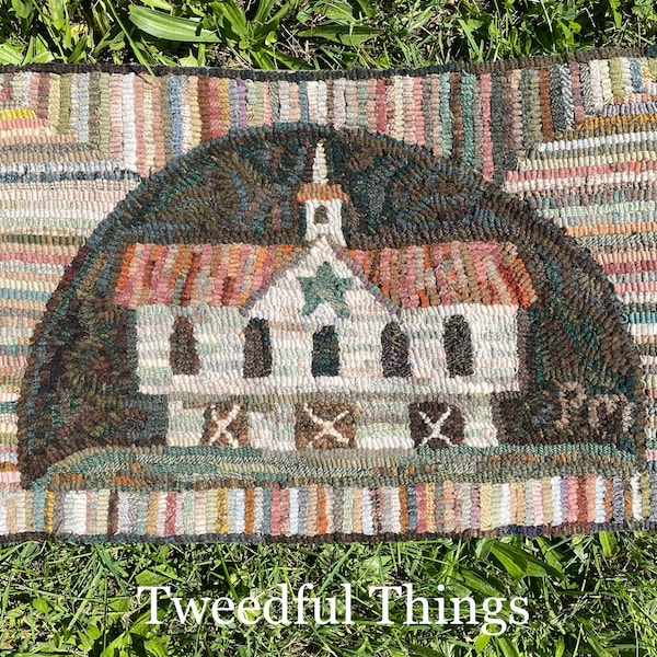 Primitive Hooked Rug - Etsy