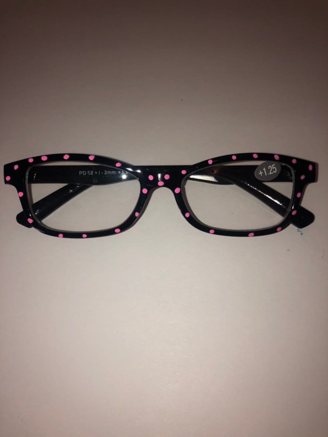 Polka Dot Collection Hand Painted Reading Glasses! Pink Polka Dots ...