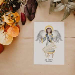 Saint Gabriel Saint Gabriel the Archangel Saint Print | Etsy