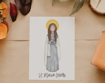Saint Rita Saint Print Saint Card Catholic Gift | Etsy