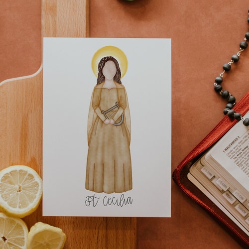 Holy Family Saint Print Saint Card Catholic Gift | Etsy