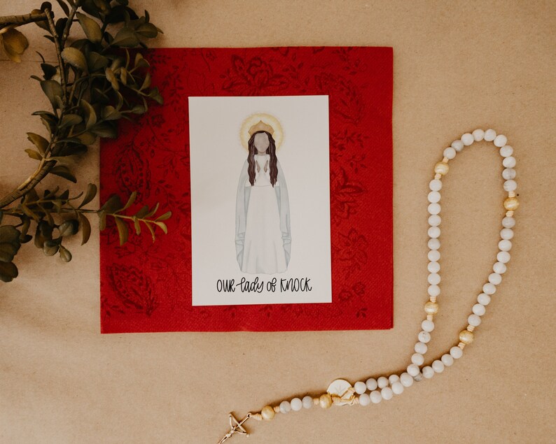 Our Lady BUNDLE 2 Saint Prints Saint Cards Catholic Gift - Etsy