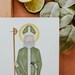 Saint Patrick Saint Print Saint Card Catholic Gift - Etsy
