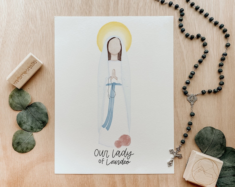 Our Lady | BUNDLE | Saint Prints | Saint Cards | Catholic Gift - Etsy