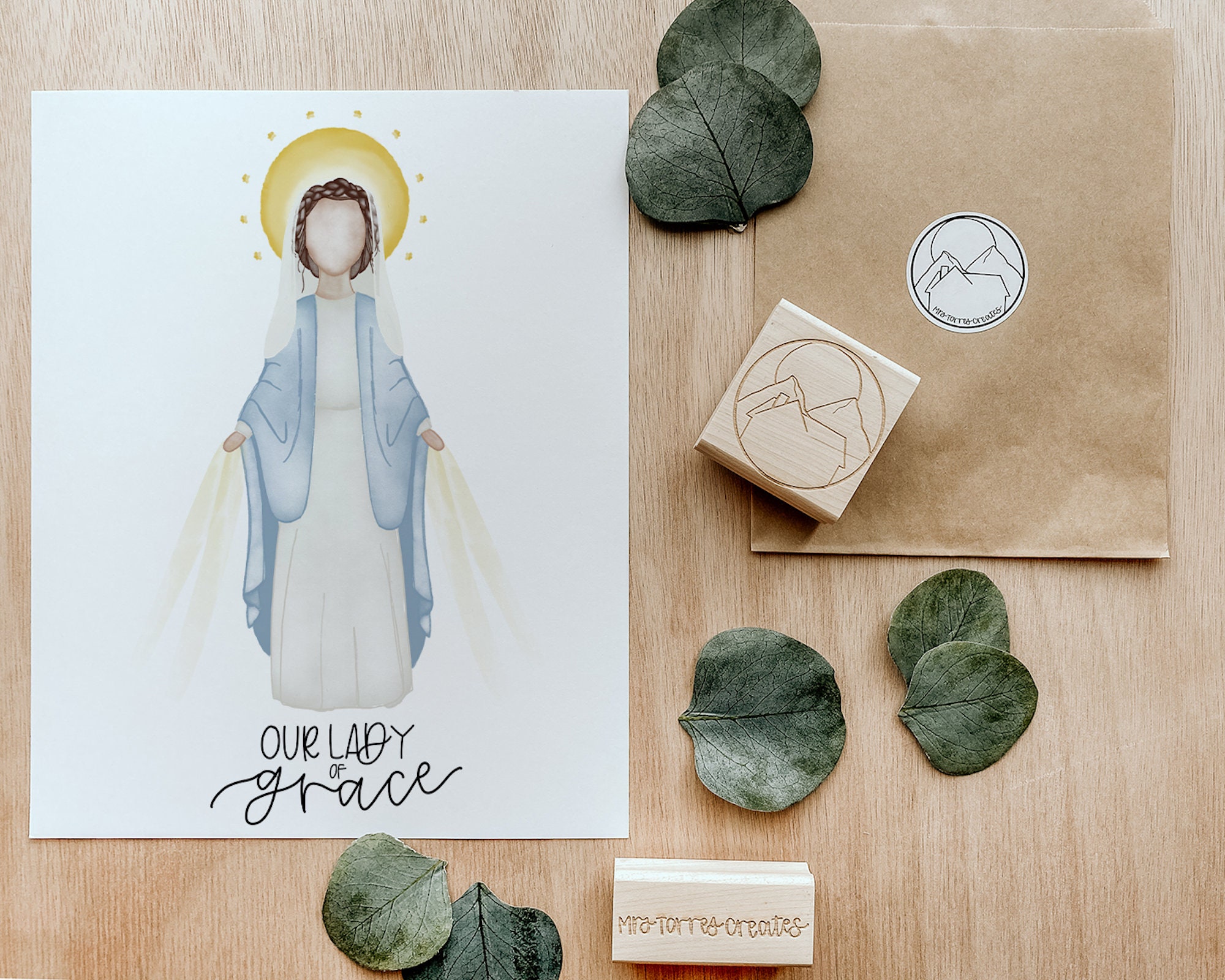 Our Lady | BUNDLE | Saint Prints | Saint Cards | Catholic Gift - Etsy