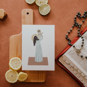 Our Lady Loving Her Family | BUNDLE | Saint Prints | Saint Cards ...