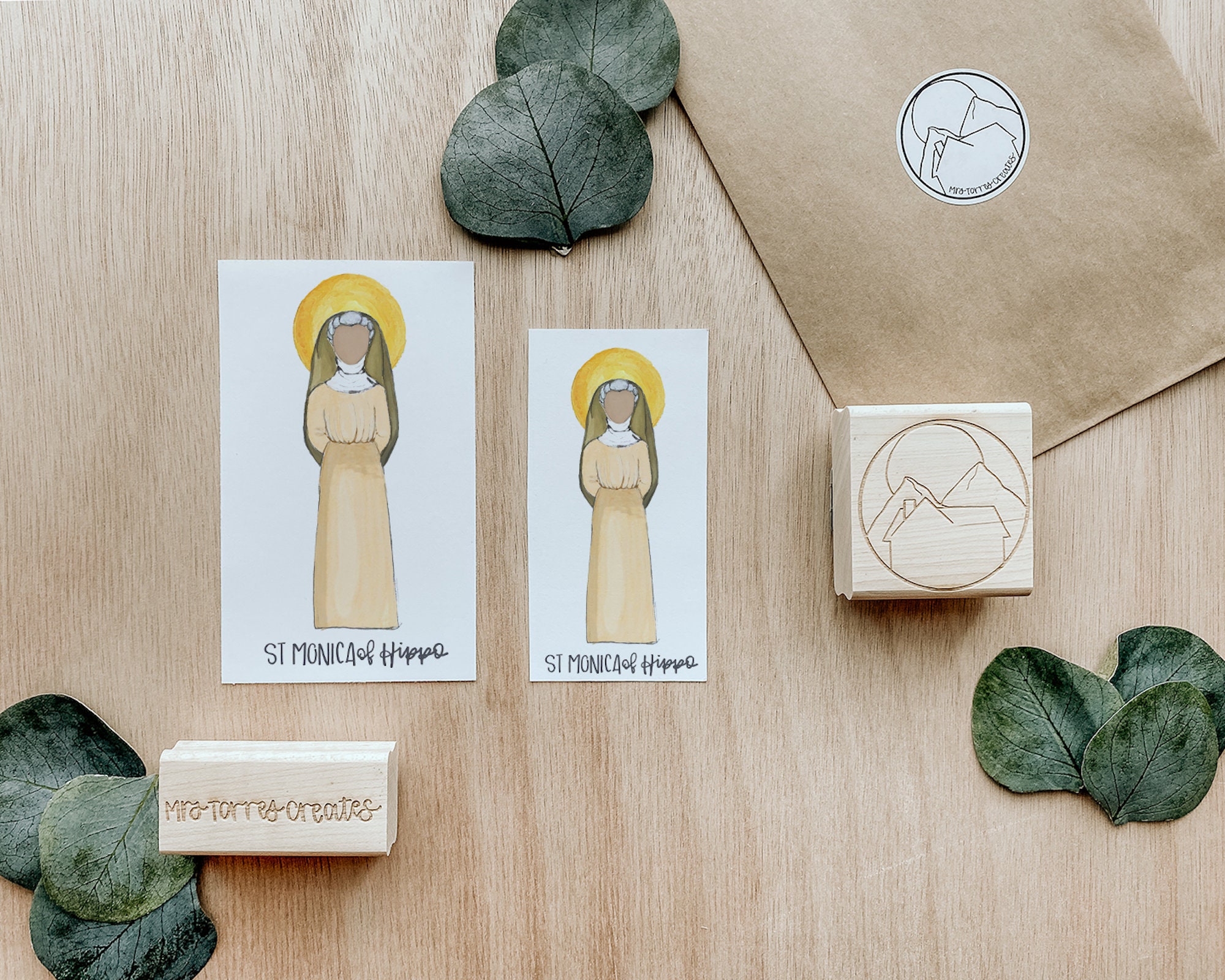 Saint Monica Saint Print Saint Card Catholic Gift | Etsy