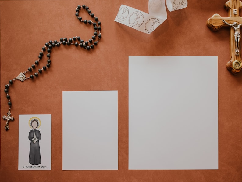 Saint Elizabeth Ann Seton | Saint Print | Saint Card | Catholic Gift - Etsy