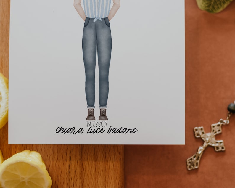 Blessed Chiara Luce Badano | Saint Card | Saint Print | Catholic Gift ...