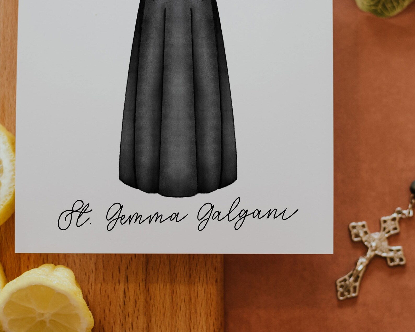Saint Gemma Galgani Saint Print Saint Card Catholic Gift | Etsy
