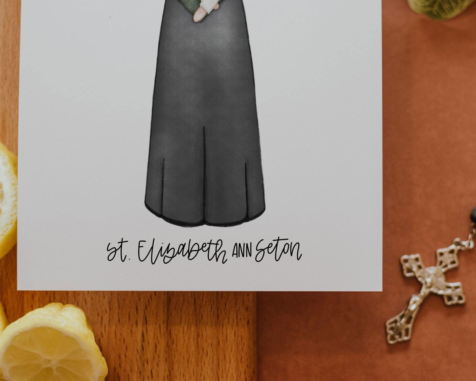 Saint Elizabeth Ann Seton Saint Print Saint Card - Etsy