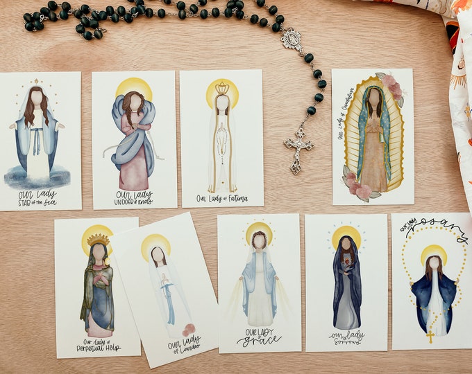 Custom Saint Print Saint Print Saint Card Catholic Gift - Etsy