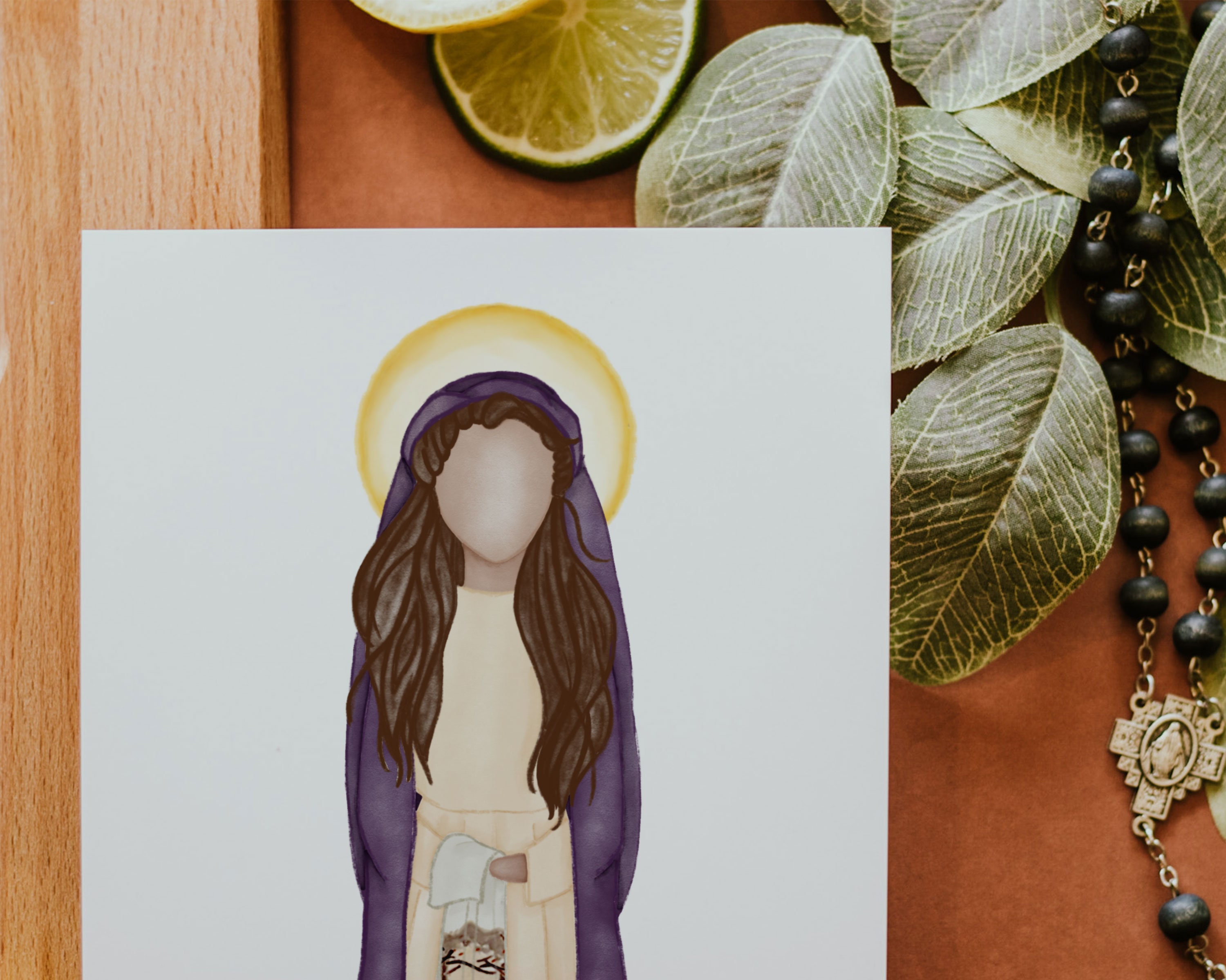 Saint Veronica Saint Card Saint Print Catholic Gift - Etsy