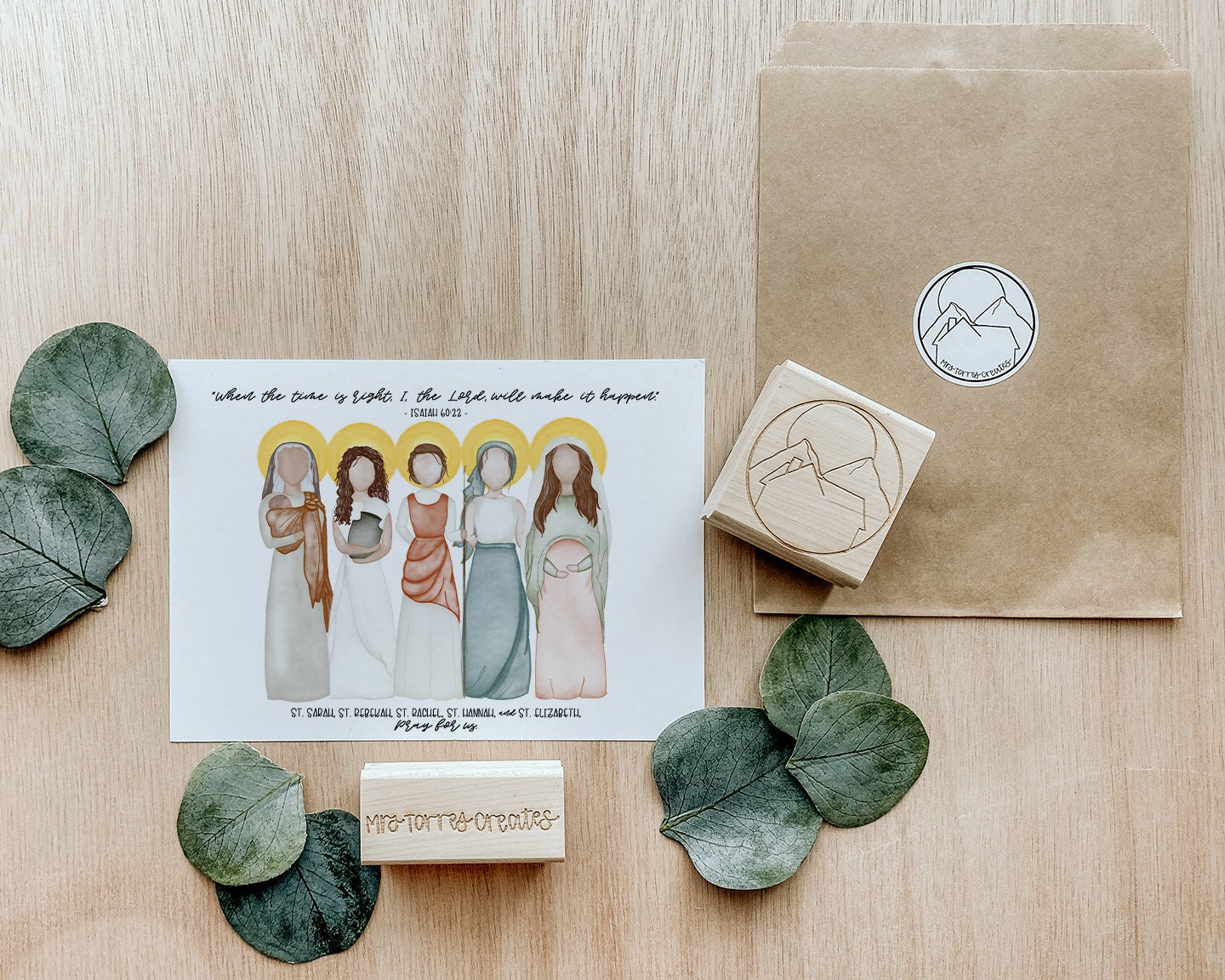 Infertility Saints Saint Print Saint Card Catholic Gift | Etsy