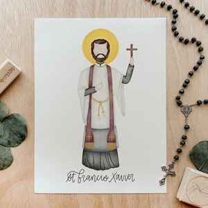 Saint Francis Xavier Saint Francis Xavier Saint Print | Etsy