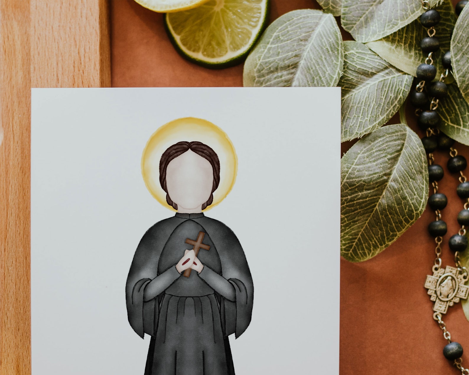 Saint Gemma Galgani Saint Print Saint Card Catholic Gift | Etsy