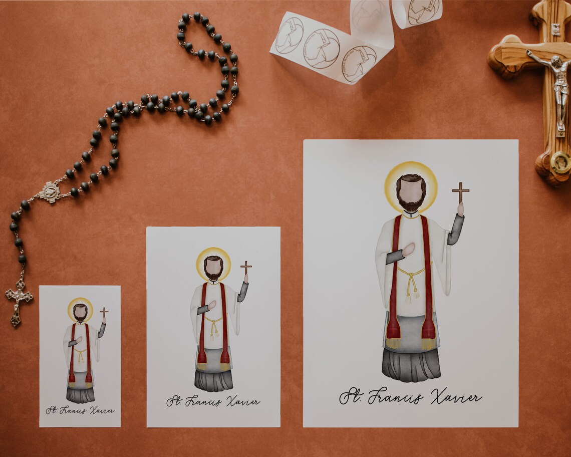 Saint Francis Xavier Saint Francis Xavier Saint Print - Etsy