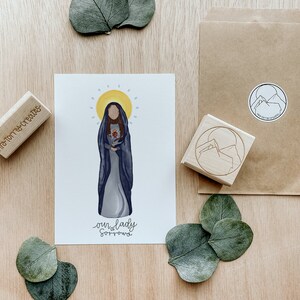 Our Lady | BUNDLE | Saint Prints | Saint Cards | Catholic Gift - Etsy