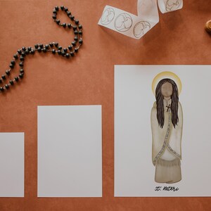 Saint Kateri Tekakwitha | Saint Print | Saint Card | Catholic Gift - Etsy