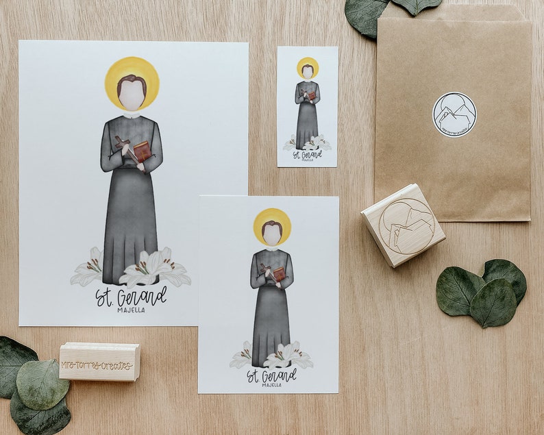 Saint Gerard Majella Saint Print Saint Card Catholic | Etsy