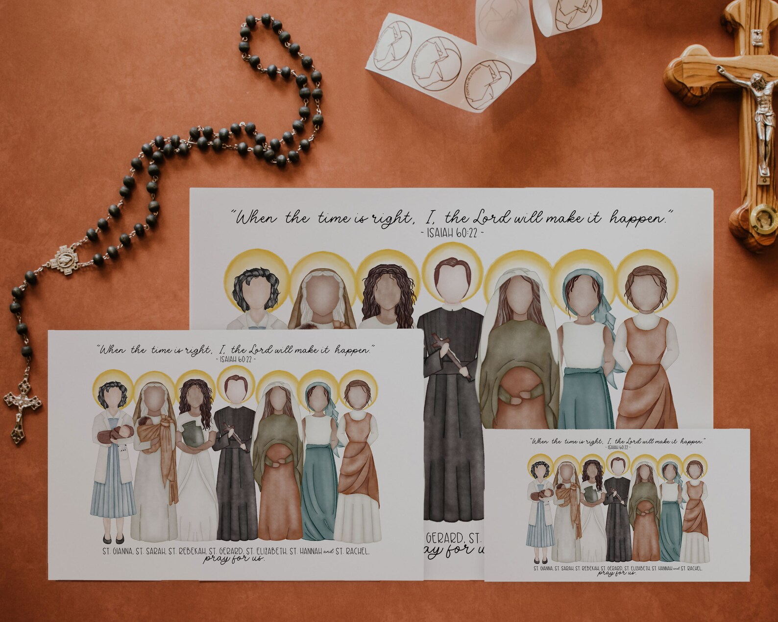 Infertility Saints Saint Print Saint Card Catholic Gift - Etsy