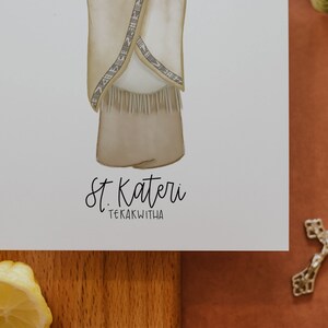 Saint Kateri Tekakwitha Saint Print Saint Card Catholic - Etsy