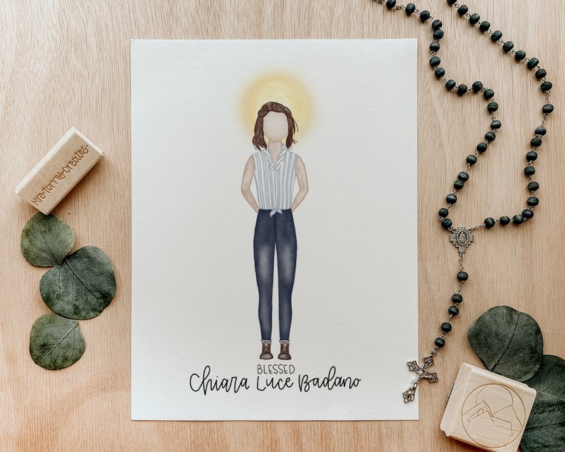 Blessed Chiara Luce Badano Saint Card Saint Print | Etsy