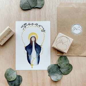 Our Lady | BUNDLE | Saint Prints | Saint Cards | Catholic Gift - Etsy