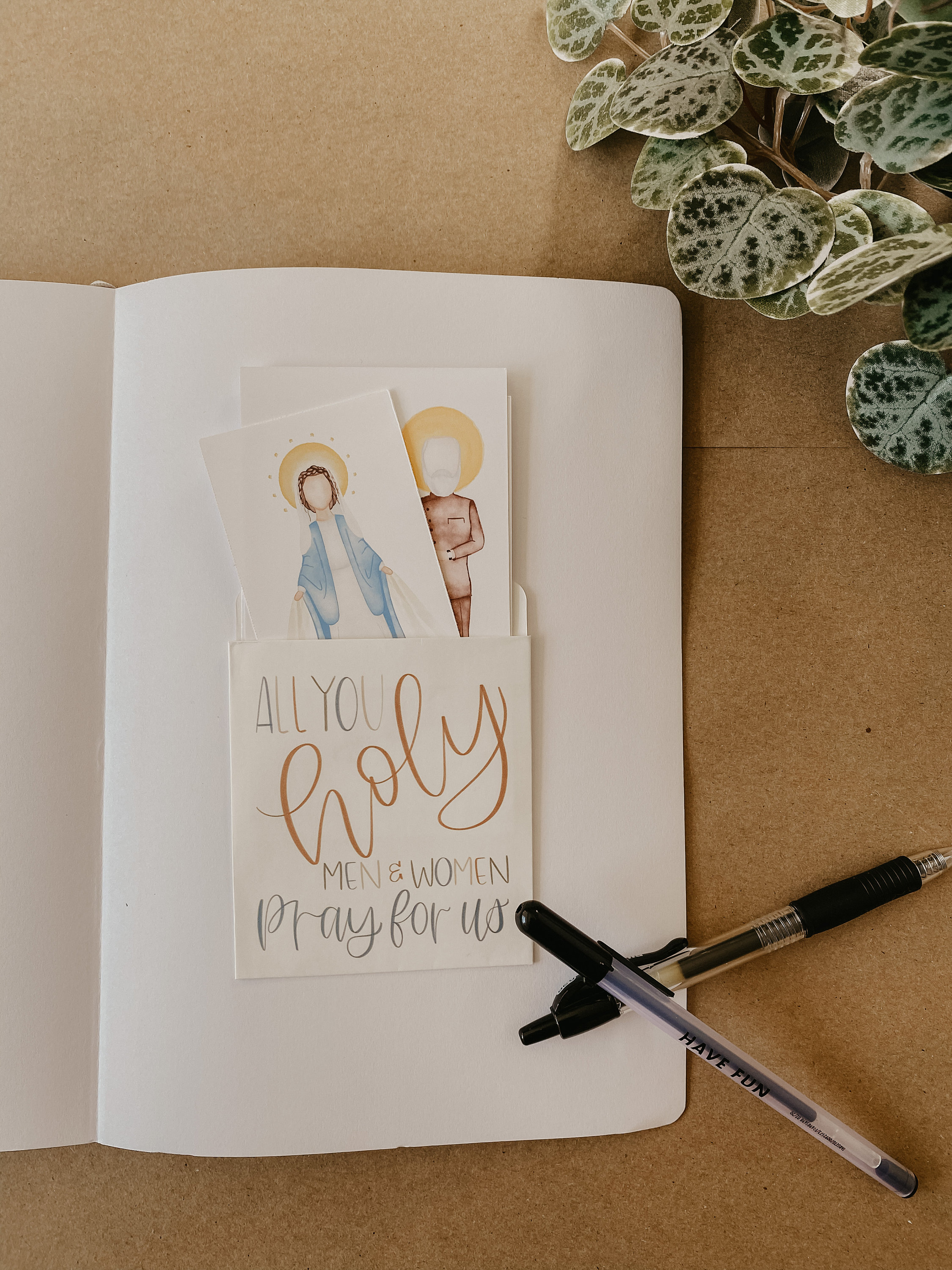 Prayer Card Pocket | Prayer Card Holder | Adhesive Back Card Pocket - Etsy