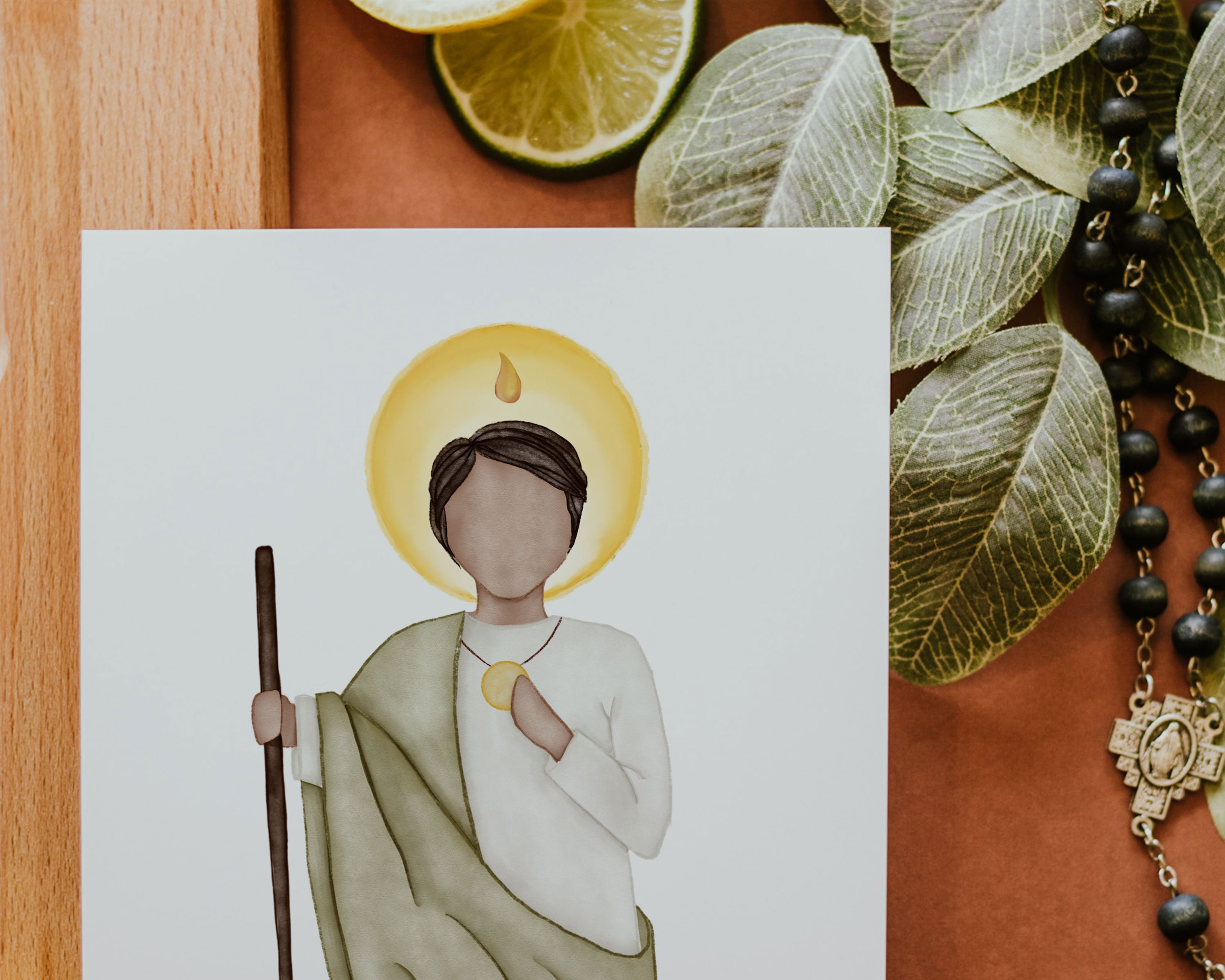 Saint Jude Saint Print Saint Card Catholic Gift - Etsy