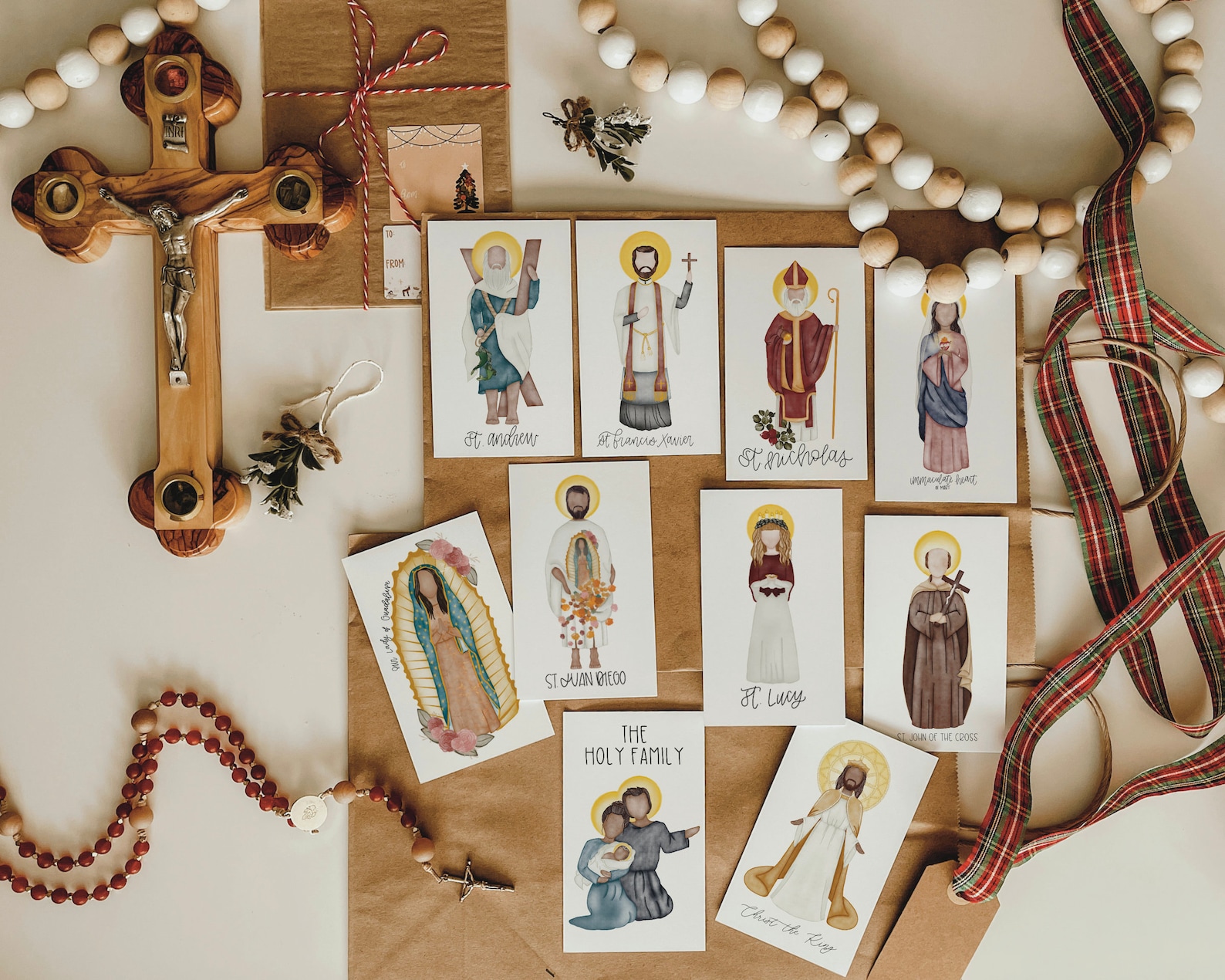 Advent Saints BUNDLE | Saint Prints | Saint Cards | Catholic Gift ...