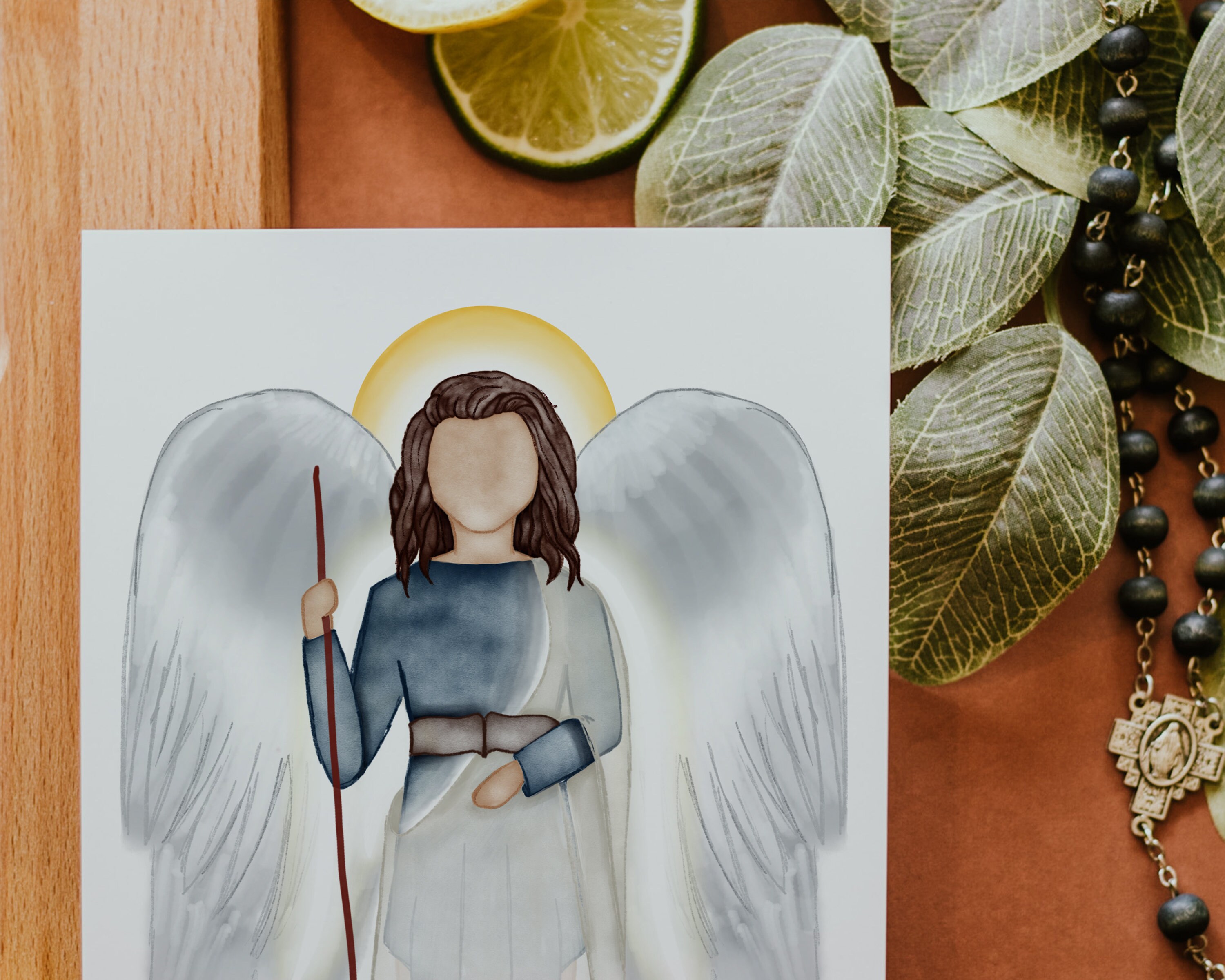 Saint Raphael Saint Raphael the Archangel Saint Print - Etsy