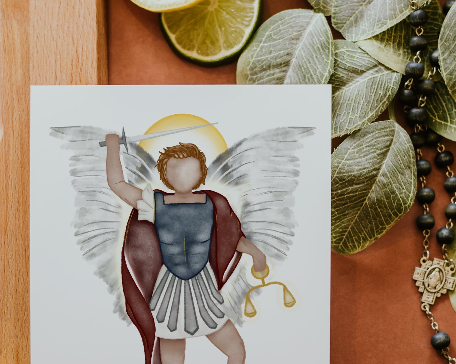 Saint Michael Saint Michael the Archangel Saint Print - Etsy