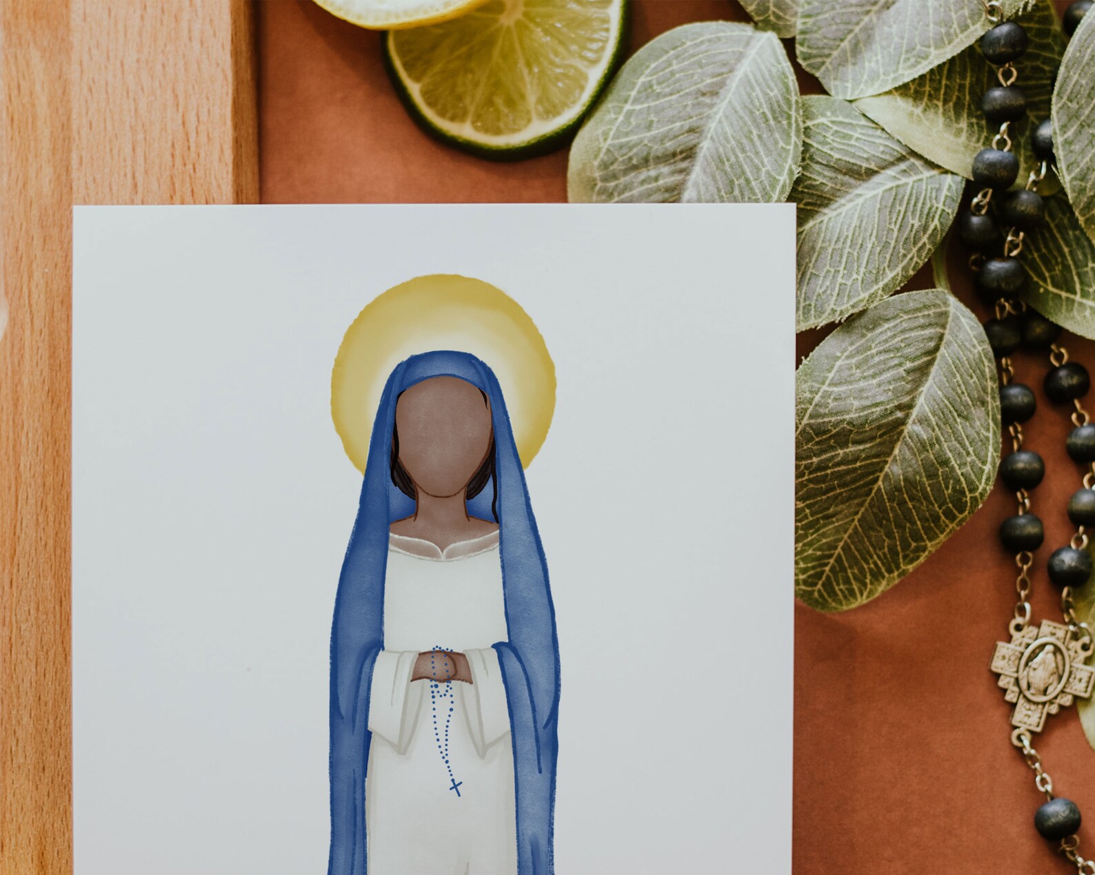 Our Lady of Kibeho Mary Saint Print Saint Card - Etsy