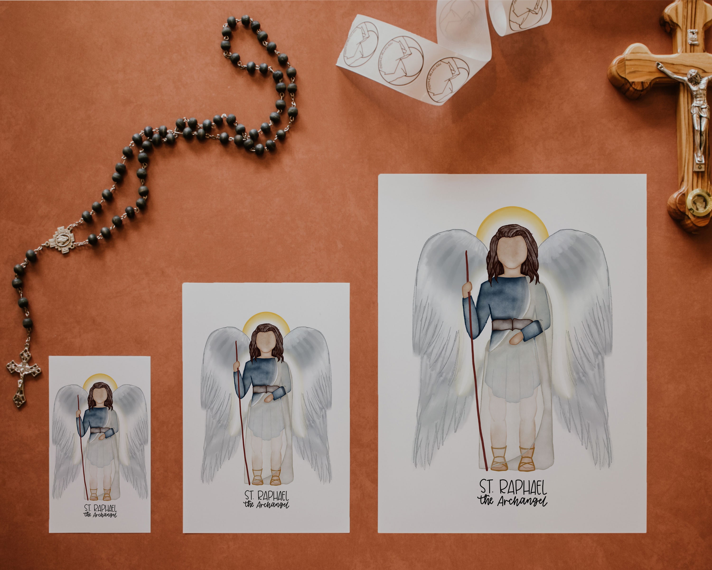 Saint Raphael Saint Raphael the Archangel Saint Print - Etsy