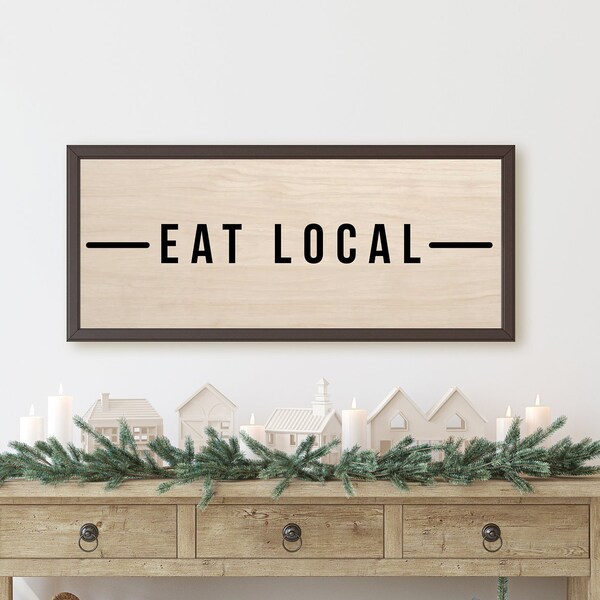 Eat Local Signs - Etsy