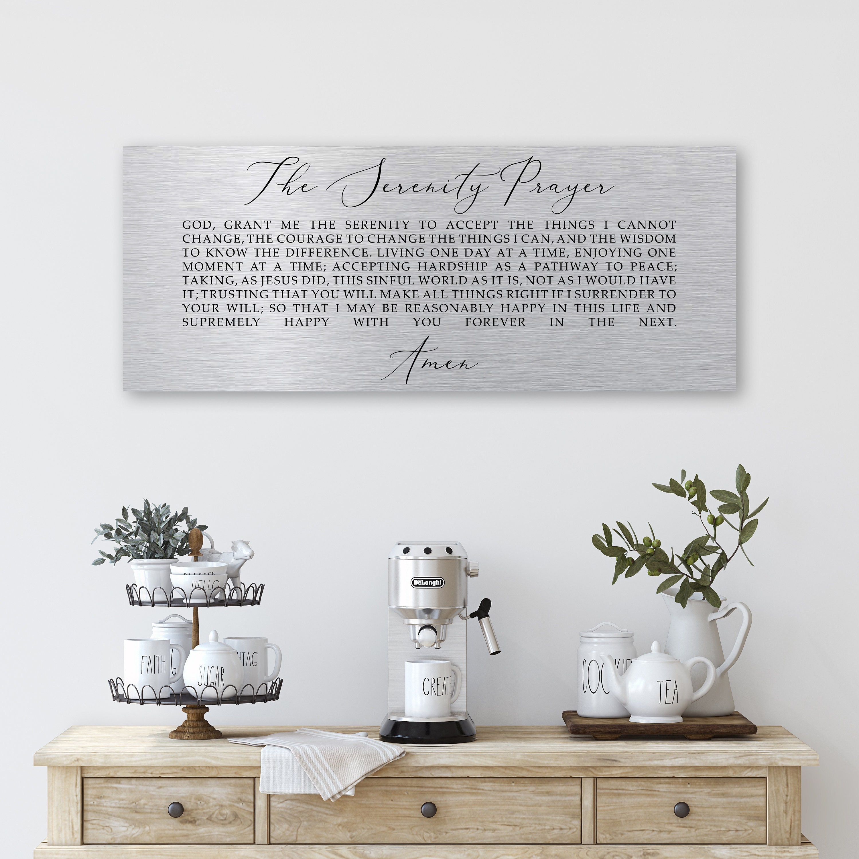 Serenity Prayer Metal Sign Inspirational Signs God Grant Me - Etsy